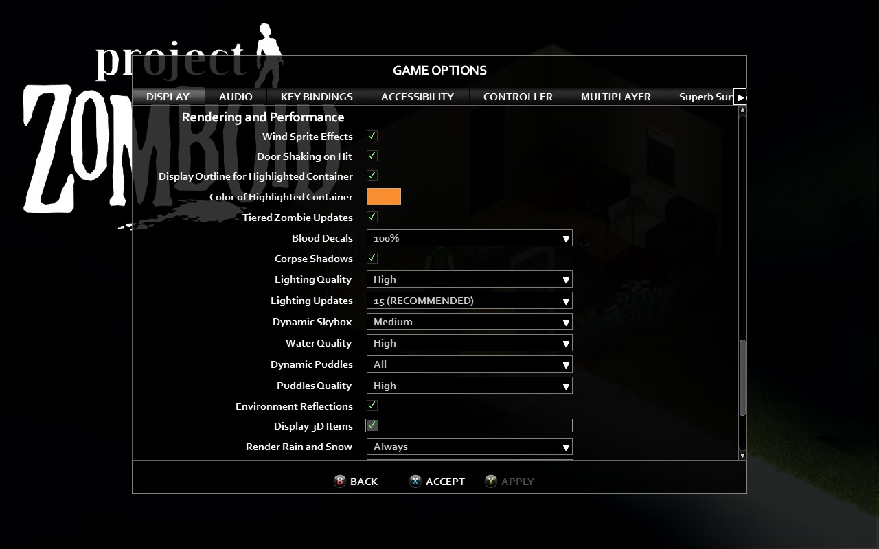 Project Zomboid – Steam Deck Game Configurations - Deck Verified Games